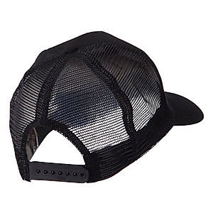e4Hats.com Skull and Choppers Embroidered Military Patched Mesh Cap - Jolly Roger OSFM