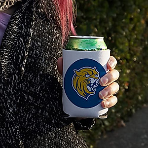 Johnson & Wales University Primary Logo Can Cooler - Drink Sleeve Hugger Collapsible Insulator - Beverage Insulated Holder