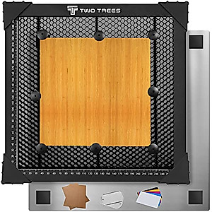300 * 300mm Honeycomb Laser Bed Honeycomb Working Table Laser Honeycomb for CO2 or Laser Engraver Cutting Machine with Aluminum Plate and Engraving Materials
