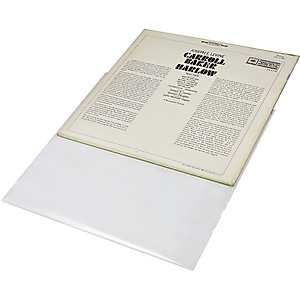 (500) 12" Record Outer Sleeves - Extra Heavy Duty 4 Mil Thick - Soft Polyethylene - 12-3/4" x 12-1/2" - Archival Quality