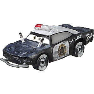 Disney Car Toys 2-Pack, APB and Broadside, 1:55 Scale Die-Cast Fan Favorite Vehicles For Racing And Storytelling Play, Gift for Kids 3 Years and Older