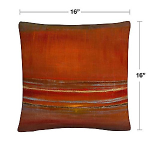 Trademark Fine Art Red Horizon' Abstract Bold Industrial by Masters Fine Art