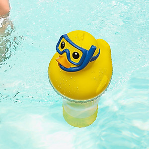 Doli Yearning Premium Floating Pool Chlorine Floater, Chlorine Dispenser for Chemical Tablets Fits 1" and 3" Tabs Bromine Holder (Duck)…