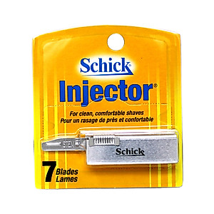 Schick Injector Razor Blade Refills, For Clean, Comfortable Shaves, 7 Ct (Pack of 6)