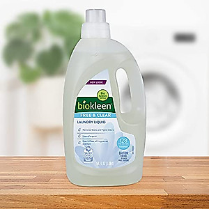 biokleen, Laundry Liquid, Free & Clear, 64 oz