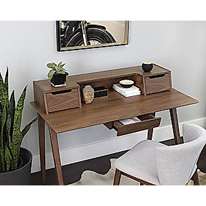 Sunpan Office Desk, Walnut (104825)
