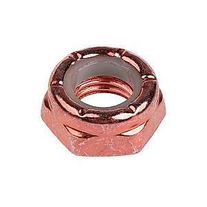 Inzopo 8pcs Skateboard Truck Wheel Axle Screw Nuts Longboard Hardware Accessories for Men Women Outdoor Skateboarding Chocolate