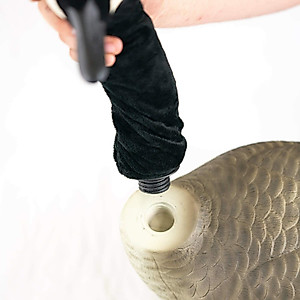 FLEXFLITE DECOYS Goose 4 Pack, Flexible Neck, Unlimited Head Positions, Feather Tracking Paint, Removable Flocked Neck Sleeve, Machine Washable