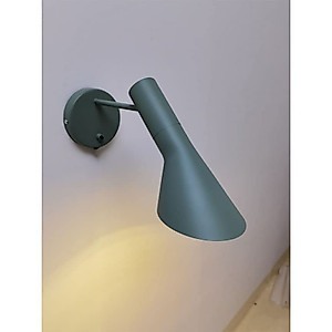 Gutenliter Modern Wall Sconces Lighting Fixture Adjustable Beside Fixed Wall Lamp for Industrial Bedroom Home Indoor Rotatable Wall Light for Bedroom (Pastel Blue)