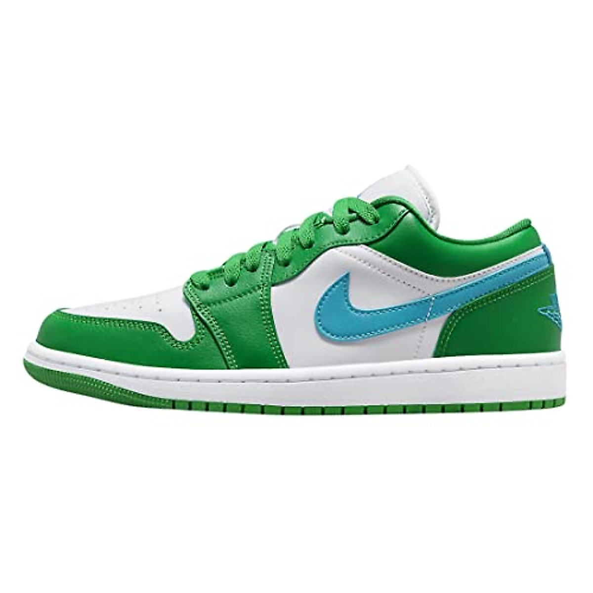 Jordan Air 1 Low Women Lucky Green/White/Aquatone DC0774 304 - Size 5w
