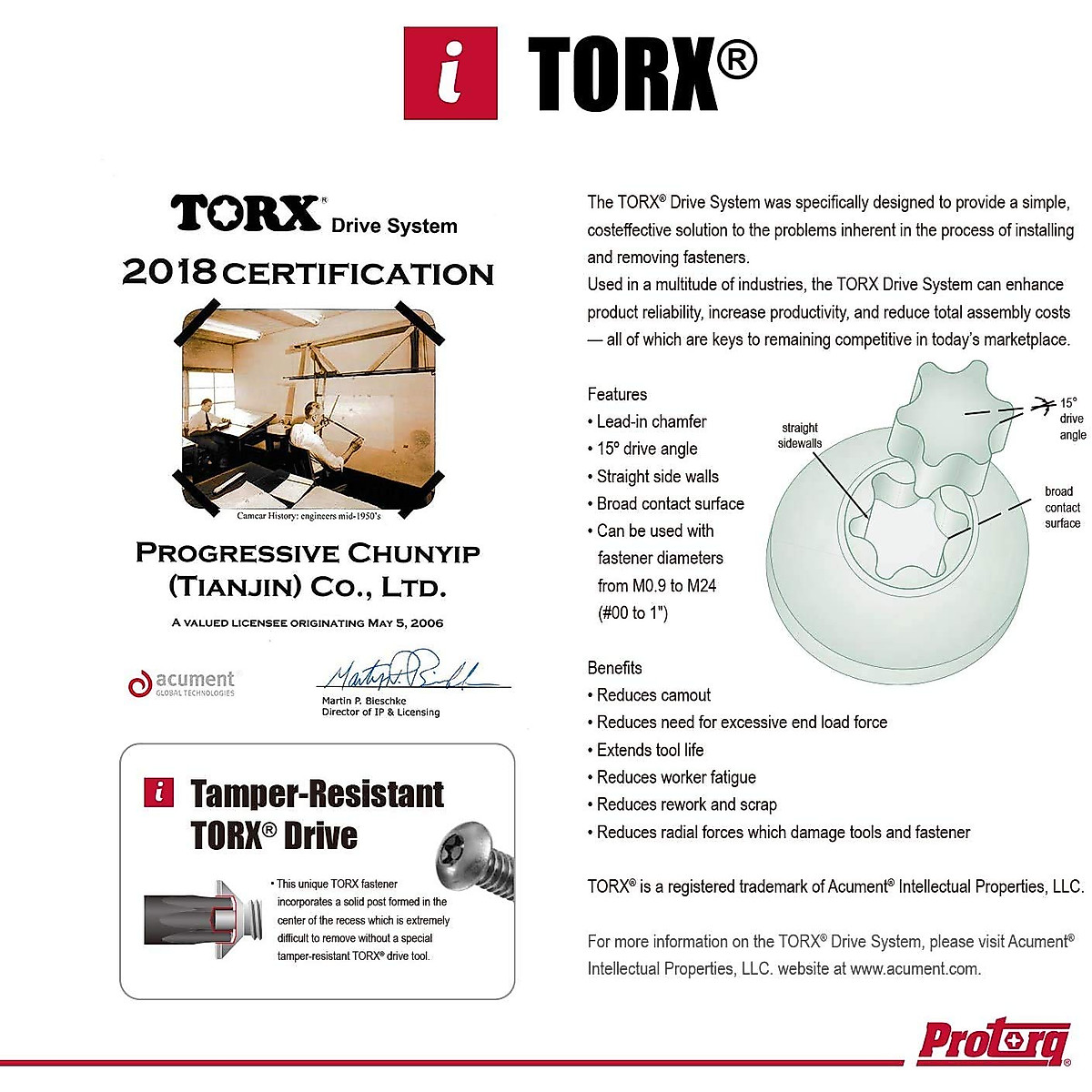 Protorq Security Screwdriver Bit Set, 61-Piece