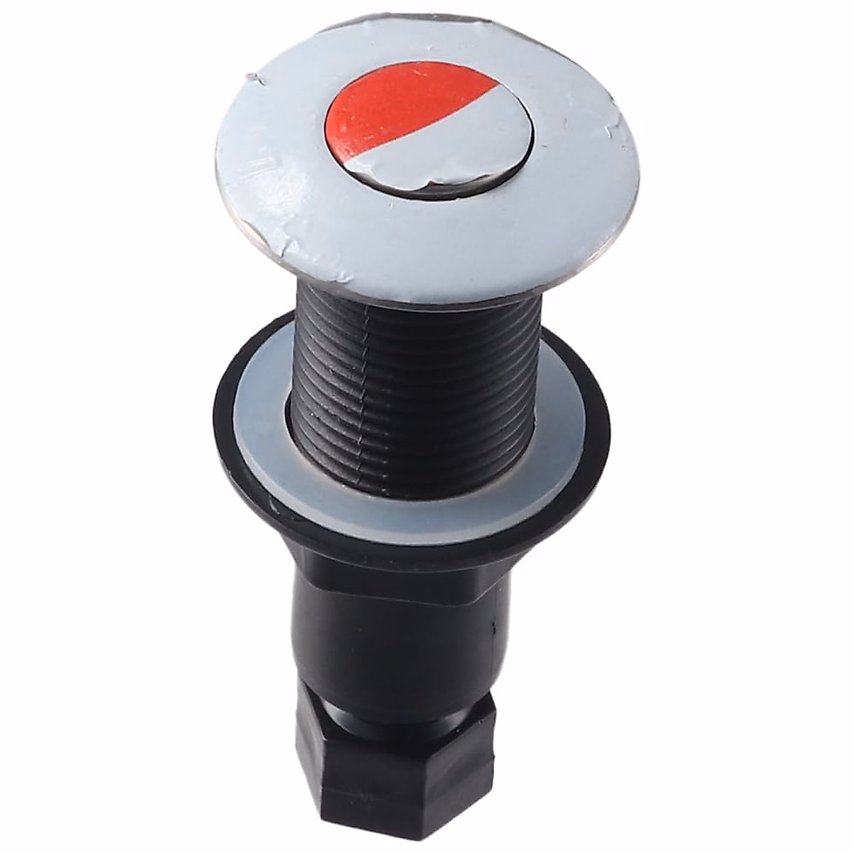 iuniq Bath Switch Tub 25mm Long Term Use ABS Garbage Processor Bright Chrome Plating Black Air Pressure Pressure Switch