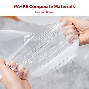 Hanging Vacuum Storage Bags, 6 Pack Large Hanging Space Saver Bags, Hanging Storage Bags for Clothes, Clothes Storage Bags Vacuum Sealed for Suits, Dress, Jackets, Closet Organizer for Moving Supplies(53.1x27.6 in)