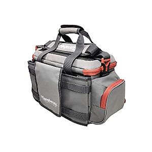 Evolution Outdoors FL30006: 5007 Pro-Angler Zerust Tackle Bag (Grey/Red) - Includes 3 Trays