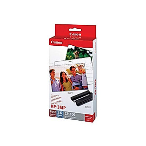 Canon 3-Pack Color Ink/Paper Set KP-36IP for CP Printers (36 Sheets of 4x6 Paper with Ink)