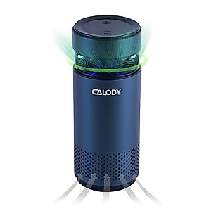 CALODY Car Air Purifier, Updated Mini Air Purifier Battery Powered, Air Purifiers for Bedroom Home with H13 True HEPA Filter for Allergies, HEPA Air Purifier for Car Traveling Bedroom Office