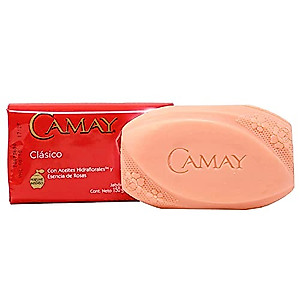 Camay Classic Bar Soap, Rose Essence, 6-Pack of 98 Oz Each Soap, 6 Bar Soaps.