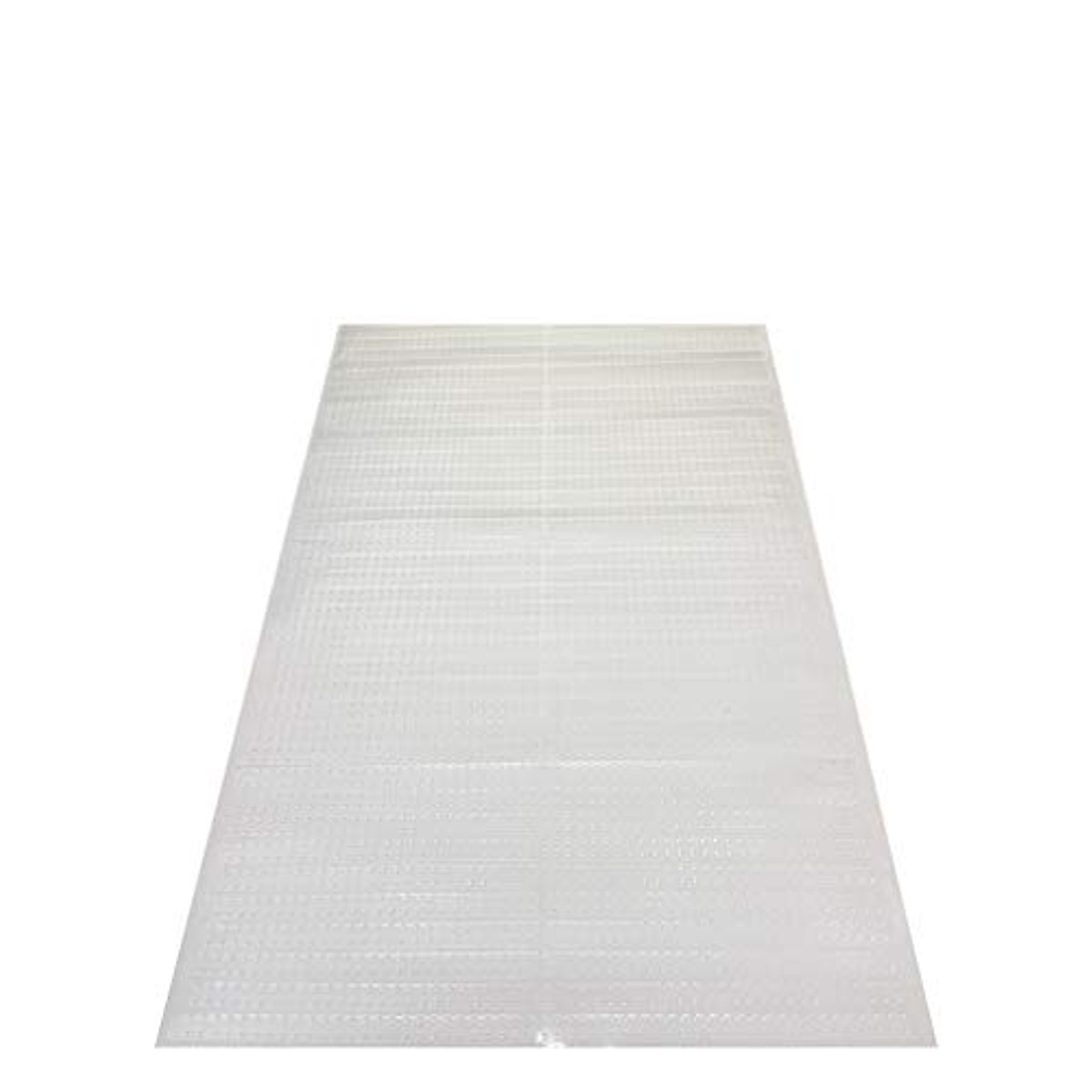 Ottomanson Multi Grip Ribbed Carpet Protector Runner Rug , 26" X 6', Clear