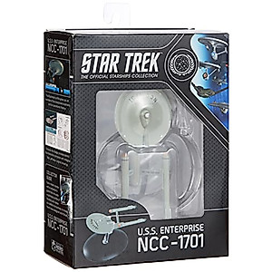 Eaglemoss Star Trek Figure USS Enterprise NCC-1701 Hero Collector 13x7.5x7.5cm