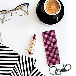 GUARD DOG SECURITY Mini Stun Gun Keychain - Stun Gun with LED Flashlight - USB Rechargeable (Pink)