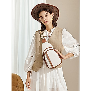 Crossbody Bag for Women, Sling Bag for Women, Cross Body Bag for Woman, Leather Sling Backpack Crosbody Bag Daypack