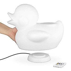 it.innovative technology Glowing Waterproof Rechargeable Bluetooth Duck Pool Floating Speaker, Multi (ITSBO-530)