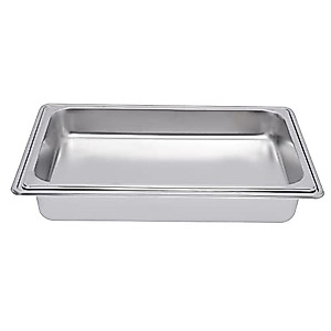 Stainless Steel Buffet Set, 300W Commercial Food Warmer, Full-Size 1 Pot Steam Table with Lid, Electric Food Warmers, Grade Stainless Steel Buffet Equipment, Fits 20.87 x 13 Pan