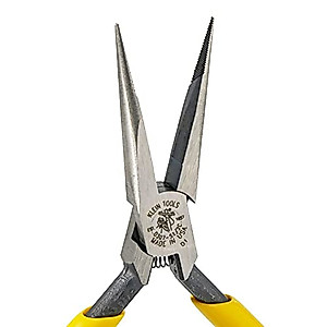 Klein Tools D307-51/2C Pliers, Needle Nose Pliers, Slim, 1/32-Inch Point Diameter, 5-Inch