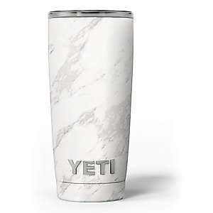 Design Skinz Marble Surface V3 - Skin Decal Vinyl Wrap Kit Compatible with The Yeti Rambler Cooler Tumbler Cups
