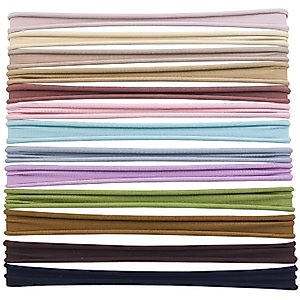XIMA 13Pieces Nylon Seamless Large Headbans for Women,Elastic Stretch Sport Yoga Hair Style Headbands for Women Head Wraps