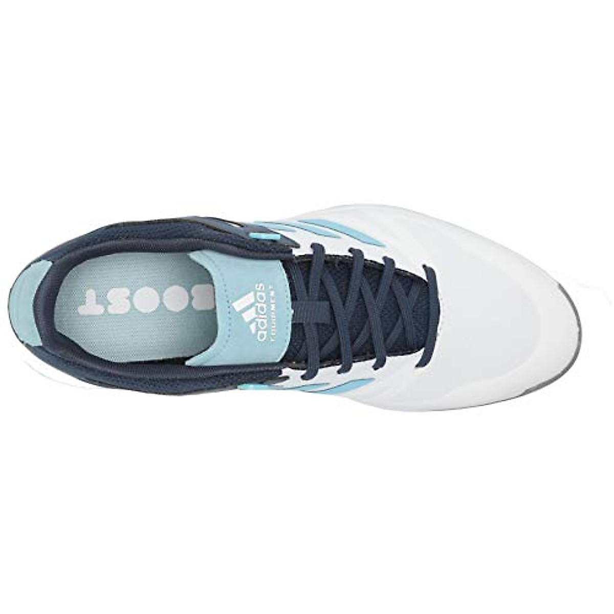 Adidas Women's Golf Shoe, White/Hazy Sky/Crew Navy, 6