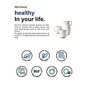 LE TAUCI Coffee Mugs 12 oz, Ceramic Mug Set, Housewarming Wedding Present, Coffee Cups for Latte, Hot Tea, Cappuccino, Mocha, Cocoa - Set of 4, Arctic White