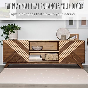 Stylish Baby Play Mat - Soft, Easy to Clean 5.6 x 4 ft. Floor Mat Creates A Safe Play Area for Your Baby Boy or Girl - The Perfect Modern Foam Playmat Fits Nicely with Your Kids Playroom Or Home Decor