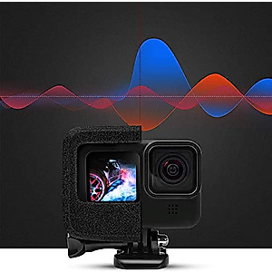Taisioner Windslayer Cover Wind Muff for GoPro Hero 9 Hero 10 Hero 11 Black Housing Frame Case Video Noise Reduction Accessories