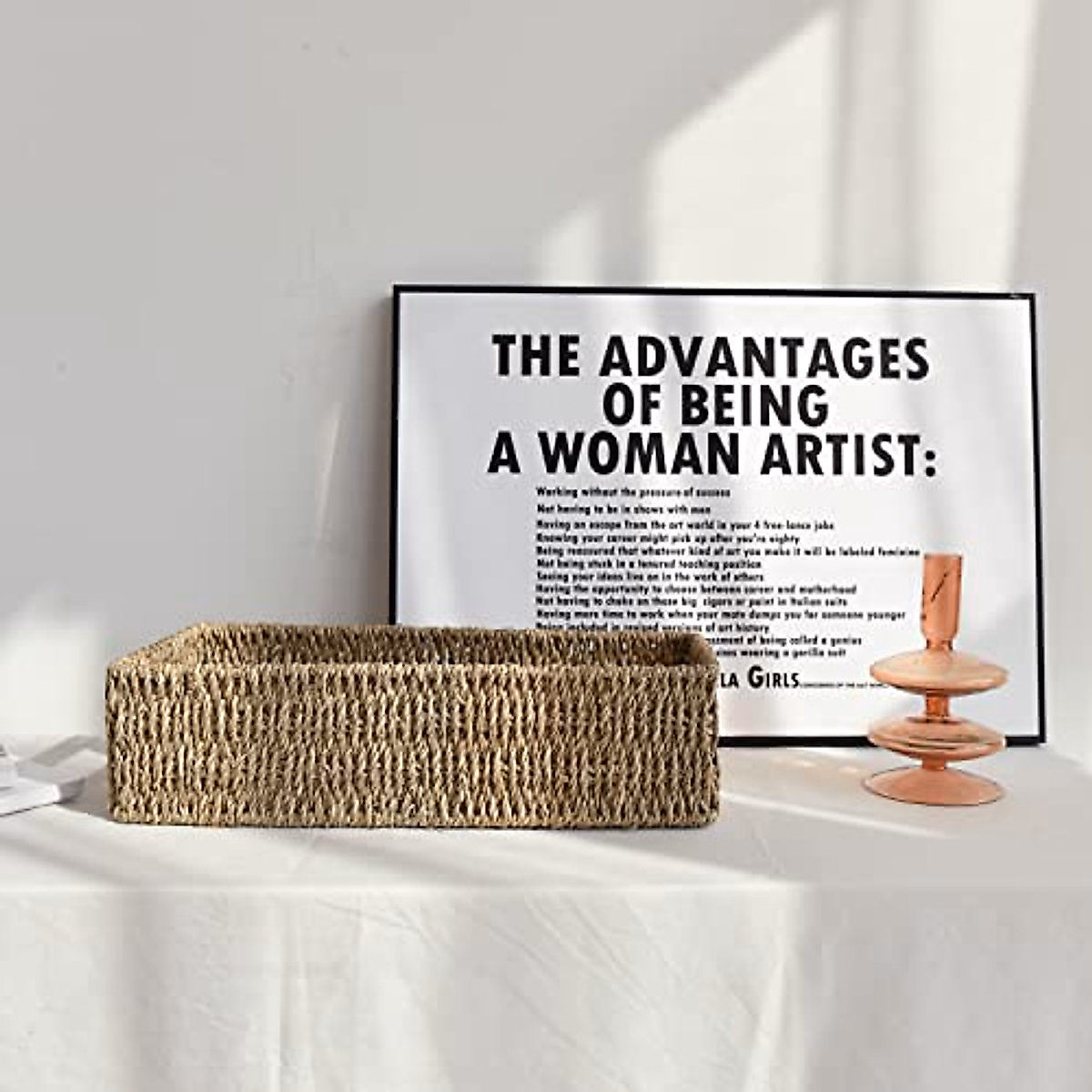 StorageWorks Seagrass Storage Baskets