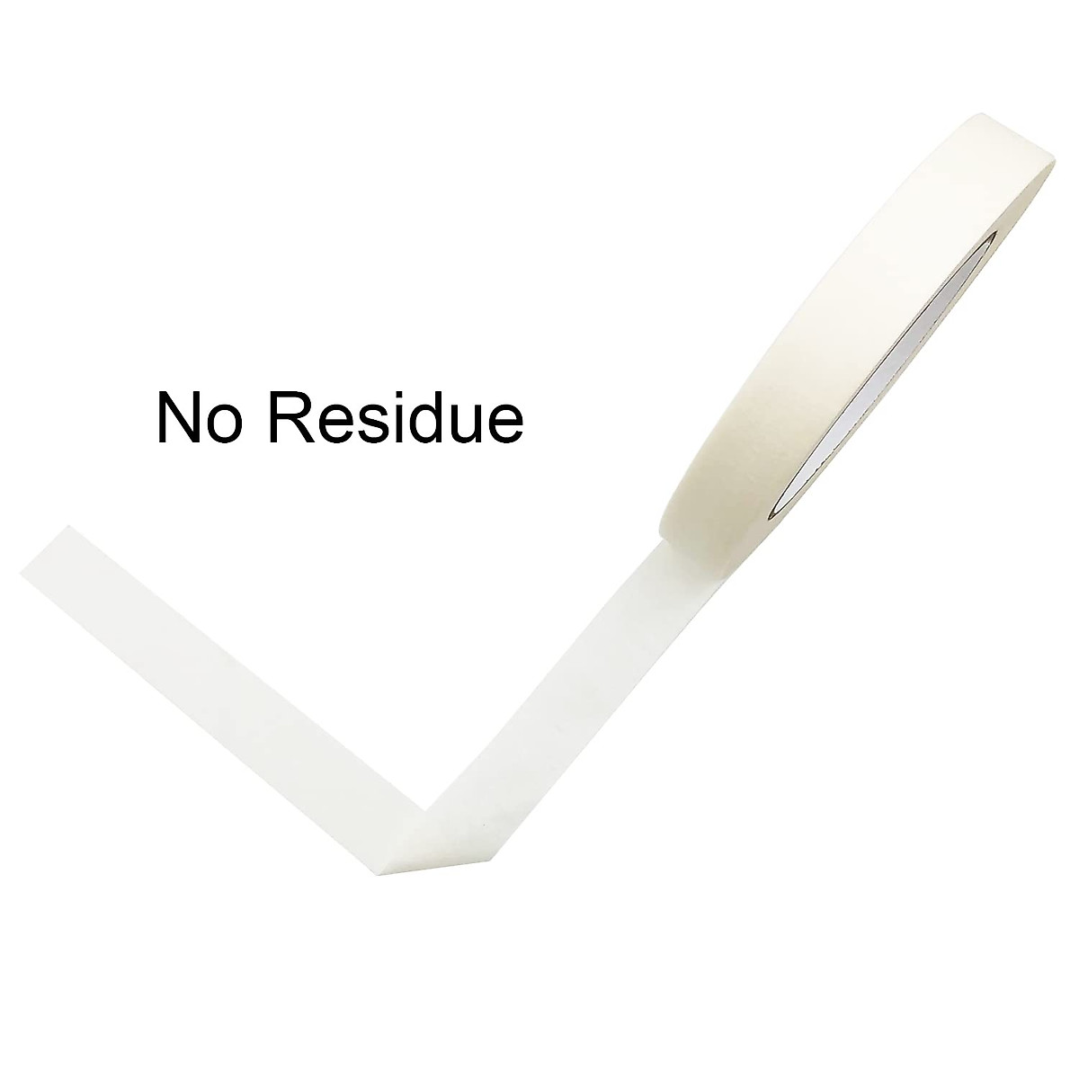 VideMundi Masking Tape 1 Inch X 55 Yards 2 Rolls, General Purpose Beige White Painters Tape for Home, Office, Labeling, School Supplies, DIY & Art, Crafts, Multi-Surface Painting Tape