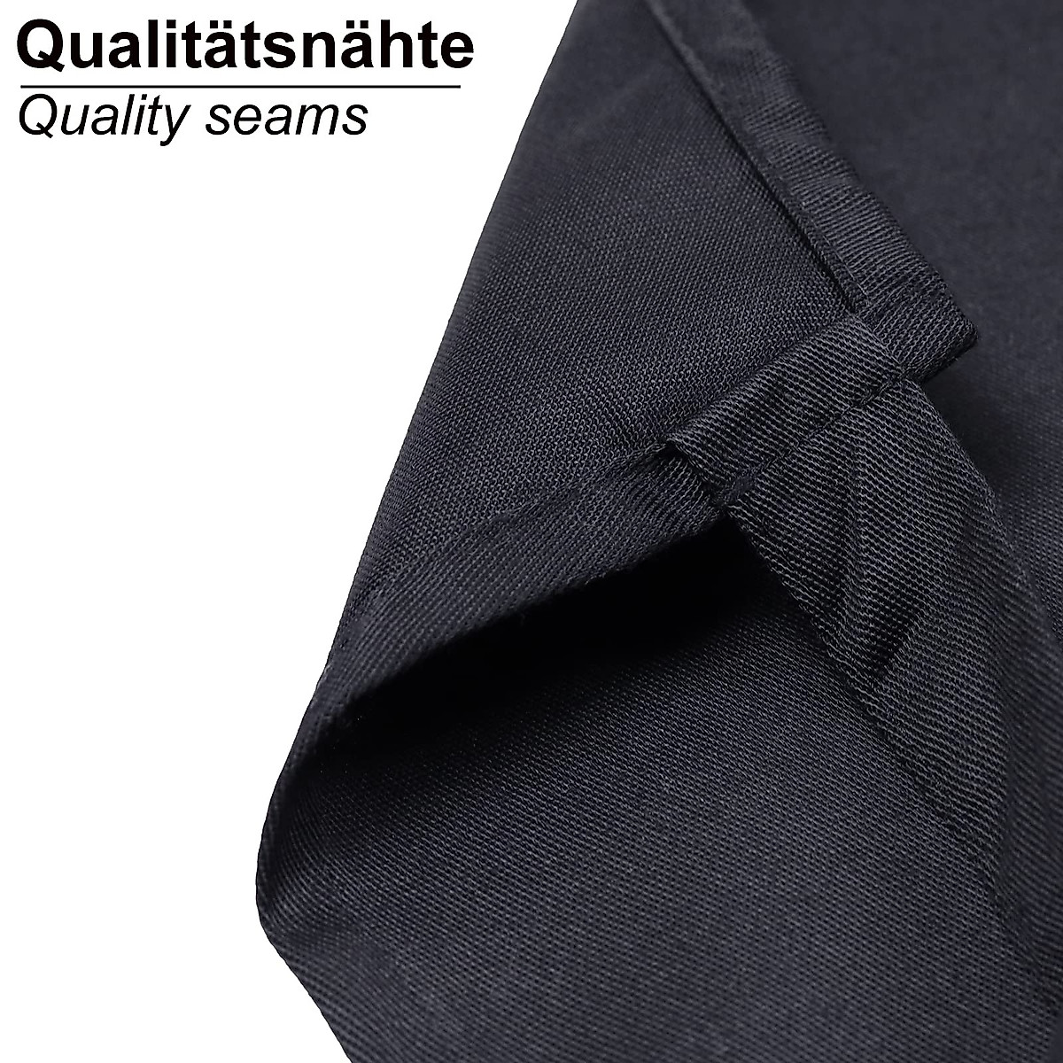 EXPRESS-STICKEREI BAKING BREAD Embroidered Bib Apron with Slogan for hobbybakers adjustable baking Apron with Pocket for men women Kitchen Gift for Mother, Daughter, Grandma, Grandfather, Father