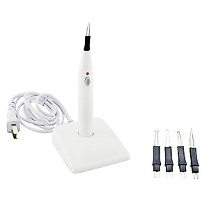 Dent~al Gutta Percha Teeth Gum Cutter Endo Gutta Percha Cutter with 4 Tips 110V