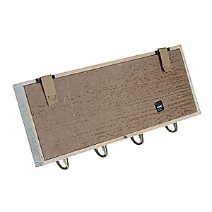 Windy Hill Collection 15" x 8" x 2" Home Sweet Home White 4 Hooks Holder Rack Wall Mounted Sign 107140