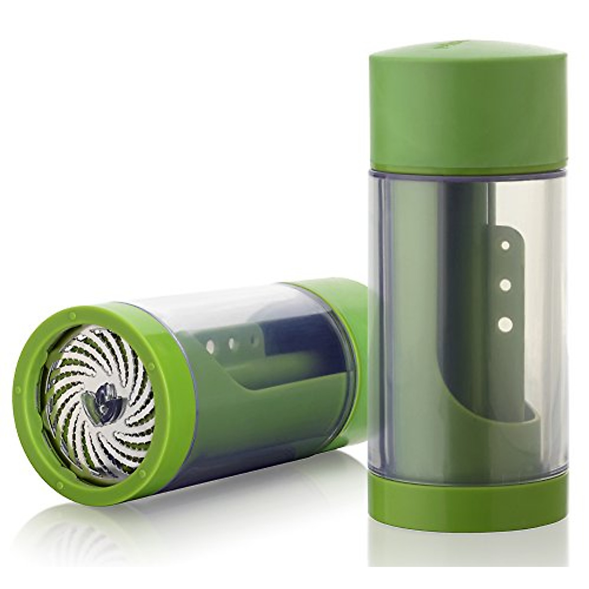 Microplane Herb Grinder and Leaf Stripper Seasoning Herb Mill (Green)