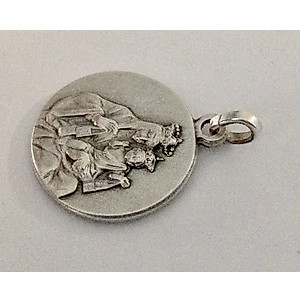 925 STERLING SILVER CARMEL SCAPULAR MEDAL (OUR LADY OF MOUNT CARMEL - VIRGIN OF CARMEL) - 100% MADE IN ITALY