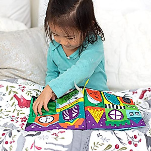 Melissa & Doug Soft Activity Baby Book - The Wonderful World of Peekaboo! - Lift The Flap Busy Book For Toddlers, Sensory Toys For Babies And Toddlers