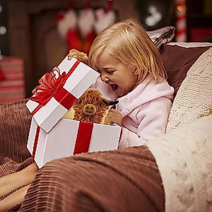 Erweicet Scottish Highland Cow Stuffed Animal 9 Inch Highland Cow Doll Highland Cow Plush Cute Soft Toy for Babys Kids Girls Boys Adults Birthday Gifts Home Decoration