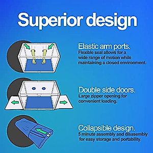 Bella Bora Still Air Box Large Portable Mushroom Grow Kit Mycology Fume Hood Propagation Stations