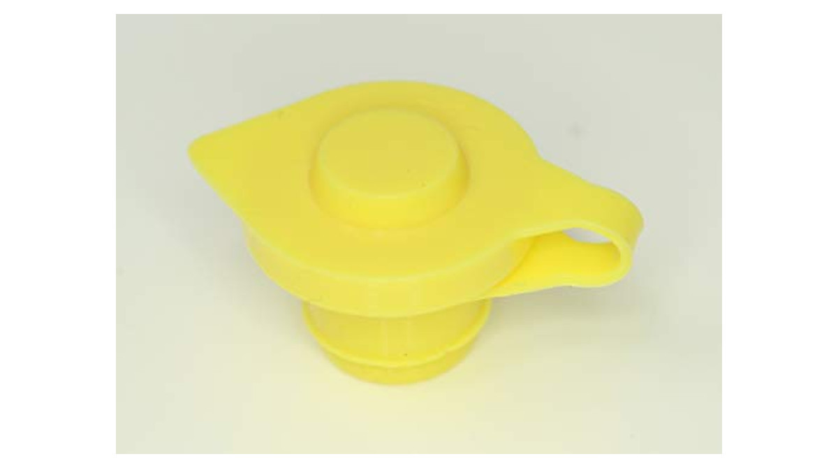 Yellow Fuel Gas Cap 20 Pack - Leak-Free Venting