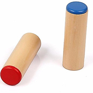 YHZAN New Montessori Sensorial Auditory Material Sound Bottles - Sound Cylinders Sound Boxes Kids Educational Toys