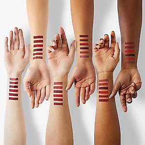 evpct CmaaDu 6Pcs Lipstick Matte Liquid Lipstick Lipgloss Set for Women labiales mate 24 horas originales matte larga duracion Red 24 Hour Lipstick