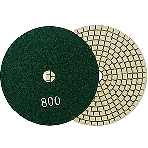 4" Diamond Polishing Pads Wet 800 Grit - Polishing Tile Stone Marble Granite Concrete Ceramics Glass 10Pcs