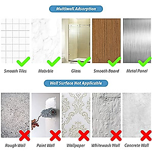 HITSLAM Adhesive Hooks Heavy Duty Self Adhesive Towel Hooks, Stick on Wall Hooks for Hanging Towels, Waterproof 304 Stainless Steel Shower Hooks for Bathroom, Towel Hanger Matte Black 4 Packs