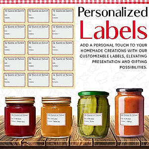 Canning pot with rack and lid - Water bath canner for canning - Complete premium canning kit with large Pot 21.5 Qt in stainless steel 304 - The French canning kit by La Cuisine de Camille